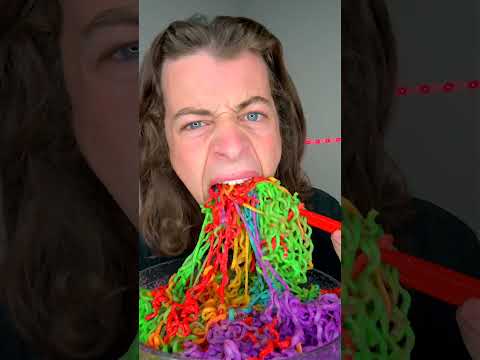 Spicy Rainbow Ramen ASMR!? 🥵