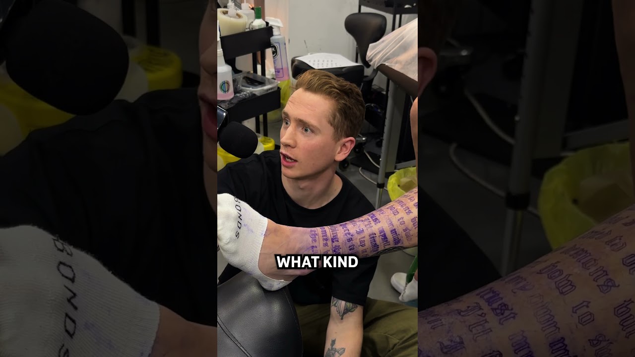 How do you describe the pain of a tattoo?