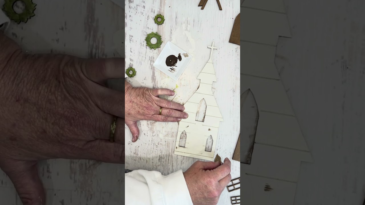 Winter Church DIY Craft with Us Box DIY Crafts with Refresh Restyle Videos