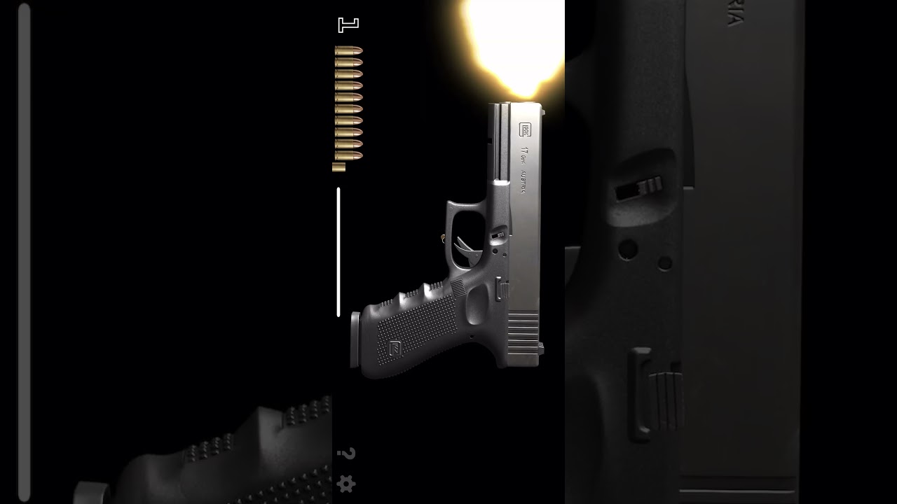 Glock 17 Pistol 🔫 Sound 🔥#gunshots #viralvideo #short #viral !