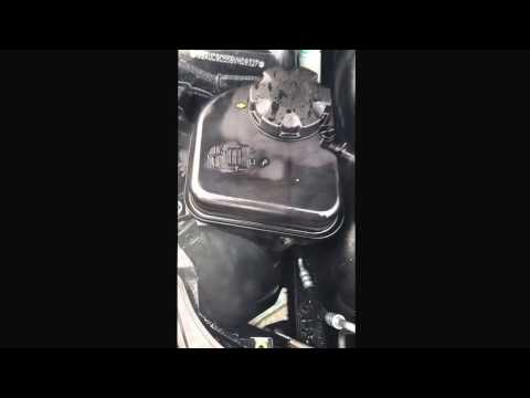 Yellow coolant temp warning this time!