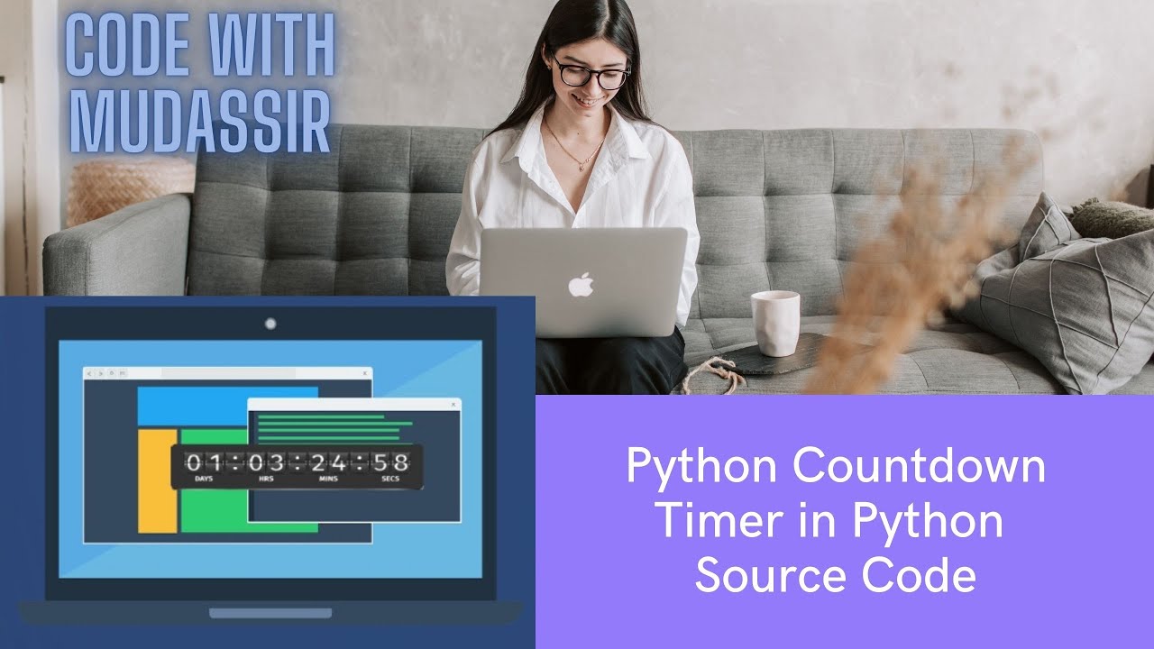 How to make a countdown timer in Python with Source code Full Video | Code with Mudassir