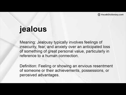 jealous Meaning