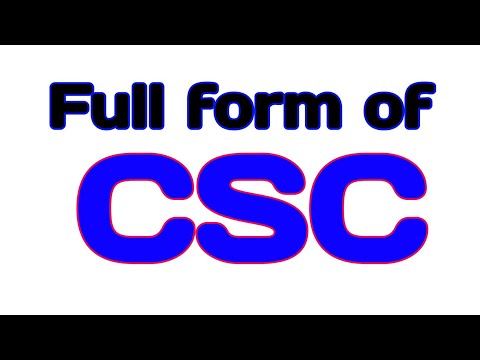 What is The Full Form of CSC ? || #CSC || Full form CSC.