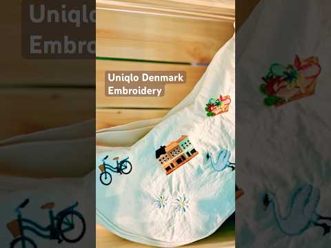 Danish Hygge Embroidery at Uniqlo Copenhagen 🇩🇰🧵 | Cozy Shopping Moment