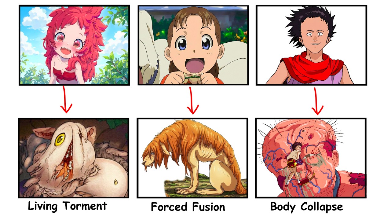 Most DISTURBING Transformations in Anime