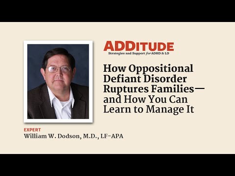 How Oppositional Defiant Disorder Ruptures Families — and How to Manage It (w/ Dr. William Dodson)
