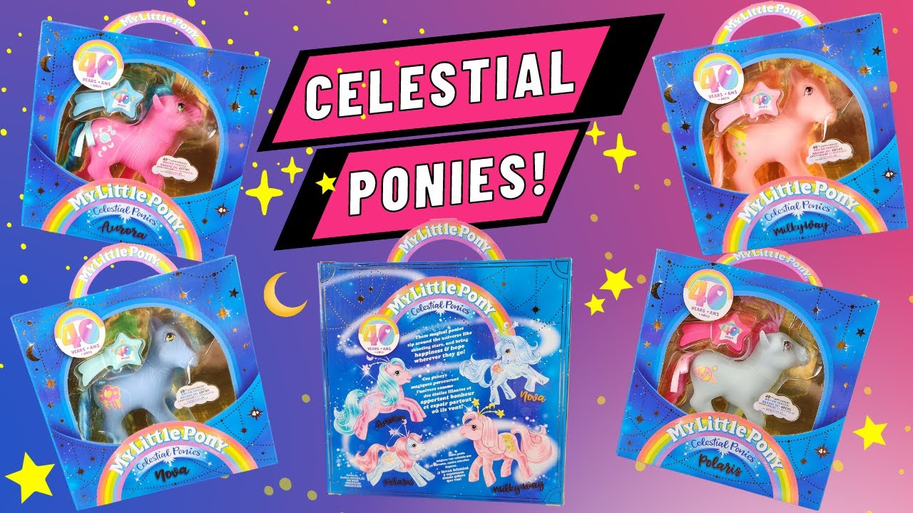 Unboxing the Magical My Little Pony Celestial Ponies: Celebrating 40 Years of Friendship!