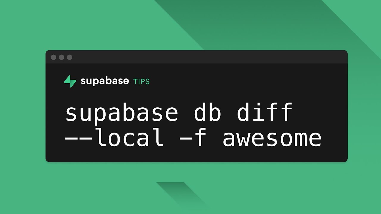 Generate SQL with the Supabase Studio locally