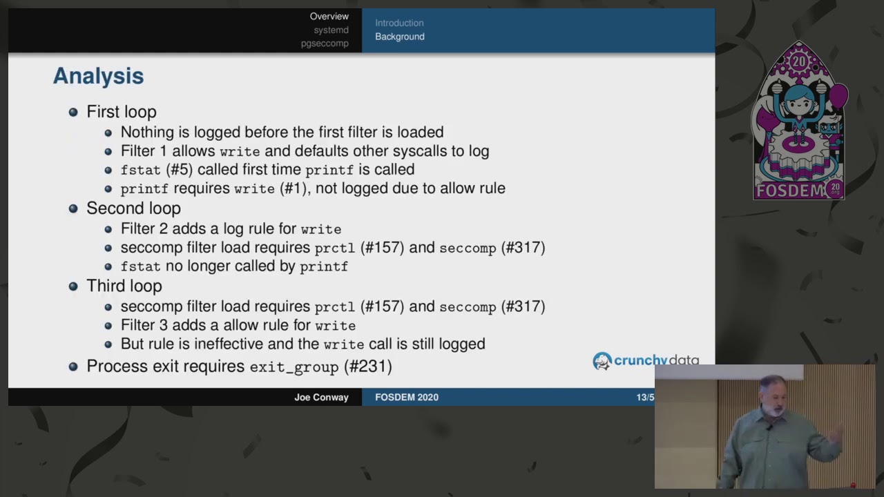 SECCOMP your PostgreSQL
