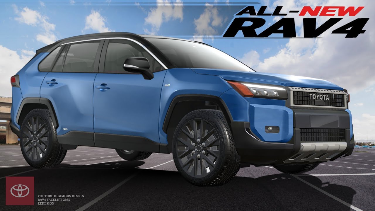 2025 Toyota RAV4 Revealed With a Hypothetic Redesign, Looks Quirkier ...