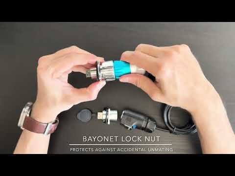 Rugged IP67 Cable to Panel Mount Solutions | Metal Bayonet and Thumb Latch Demo