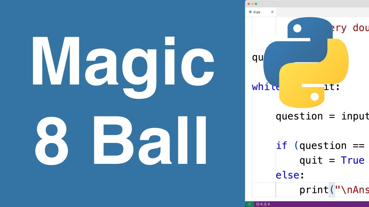 Magic 8 Ball | Python Example