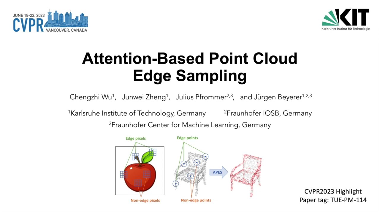 [CVPR 2023 - Highlight] Attention-based Point Cloud Edge Sampling