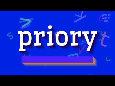 How to say "priory"! (High Quality Voices)