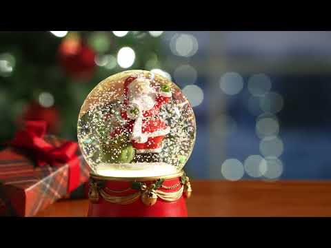 Brighten Your Home with This Festive Santa Snow Globe