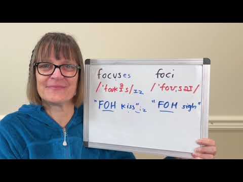 How to Pronounce Focus and Foci