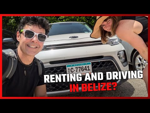 TRAVEL BELIZE! WHAT'S IT LIKE TO RENT A CAR AND DRIVE IN BELIZE AS A TOURIST | EXPENSIVE BUT EASY!