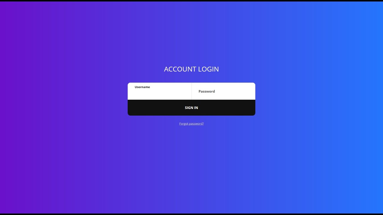 BootStrap 4 Login Form with Source Code