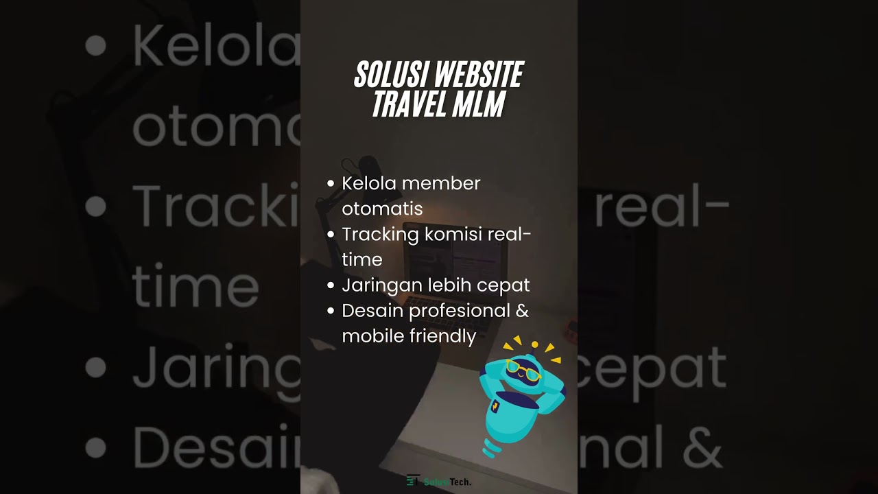 Bangun Jaringan Travel Cepat Pakai Website MLM dari SolusiTech