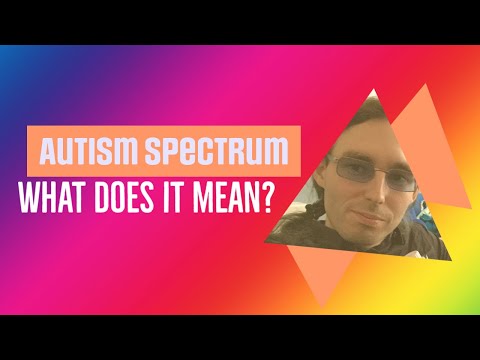 What does autism spectrum mean?
