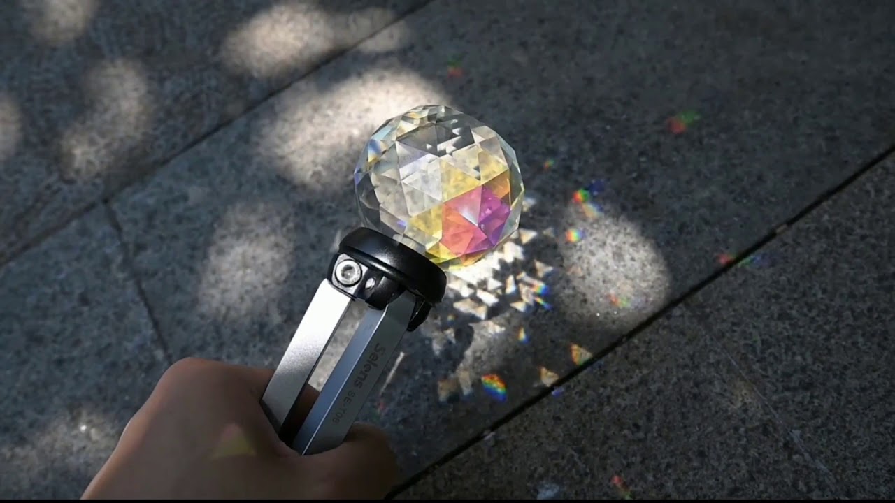 Photography Triangular Prism Crystal Rainbow effect Clear Glass selfie For video