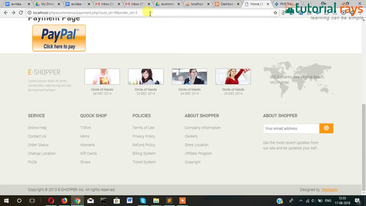 PHP/MySql e-commerce website development part-22| Tutorial Rays - By Umar Rahman