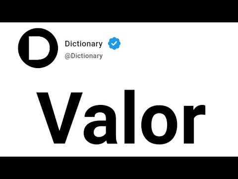 Valor Meaning In English