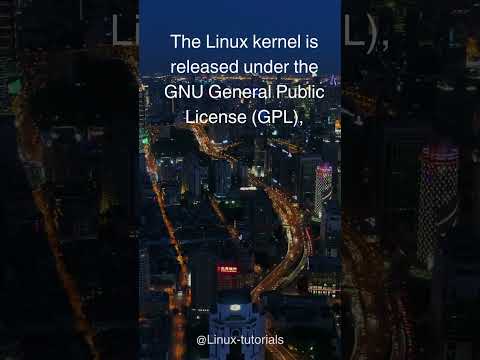 The #Linux kernel is released under GNU General Public License (GPL)