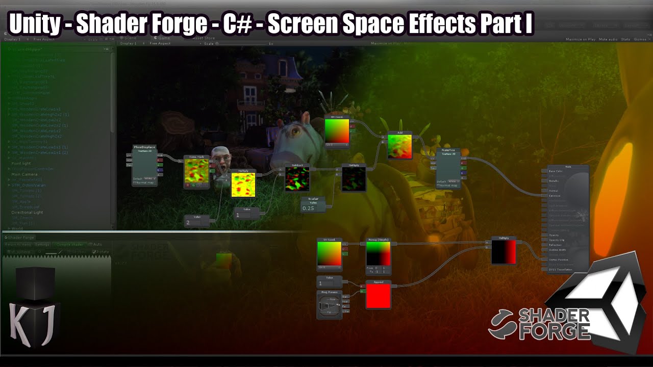 Unity - Shader Forge - C# - Screen Space Effects Part I