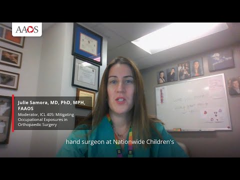 AAOS 2024 Faculty | Dr. Julie Samora: Mitigating Occupational Exposures in Orthopaedic Surgery