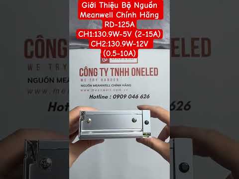 RD-125A Nguồn Meanwell Chính Hãng - LH Zalo 0909046626 #ONELED #meanwell #nguonmeanwellchinhhang