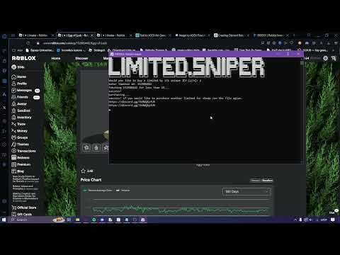 ROBLOX FREE LIMITED SNIPE BOT
