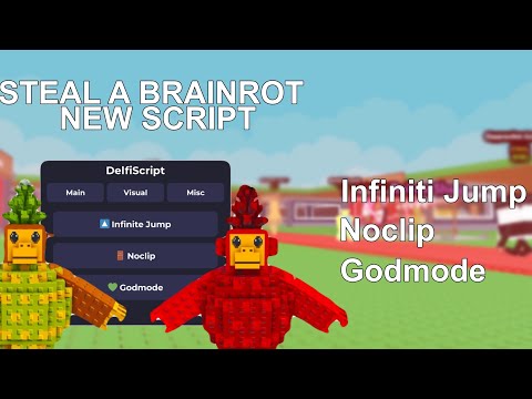 Steal a Brainrot Script GUI Pastebin | INSTANT STEAL NOCLIP INFINITI JUMP *NO KEY*
