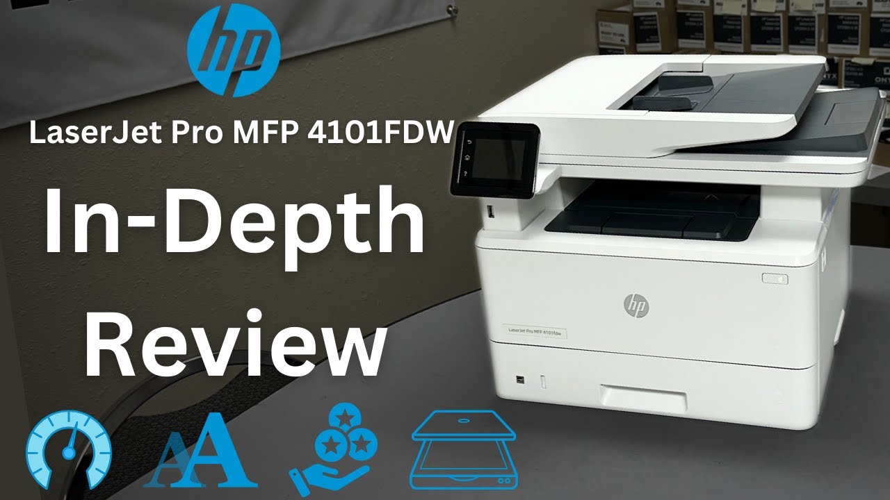 The Perfect Mono Small Business Printer | HP LaserJet Pro MFP 4101FDW In-Depth Review!