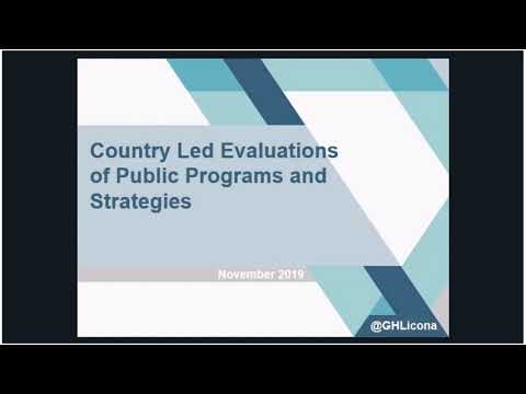 Clinic 1 Policy Evaluations and Reviews Approaches and Methods Tuesday, November 5, 2019 11AM