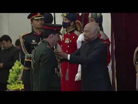 President Kovind presents Ati Vishisht Seva Medal to Lt. General Rakesh Kumar Anand, SM, VSM