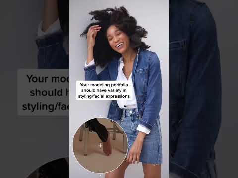 Create a versatile modeling portfolio to impress modeling agencies and brands