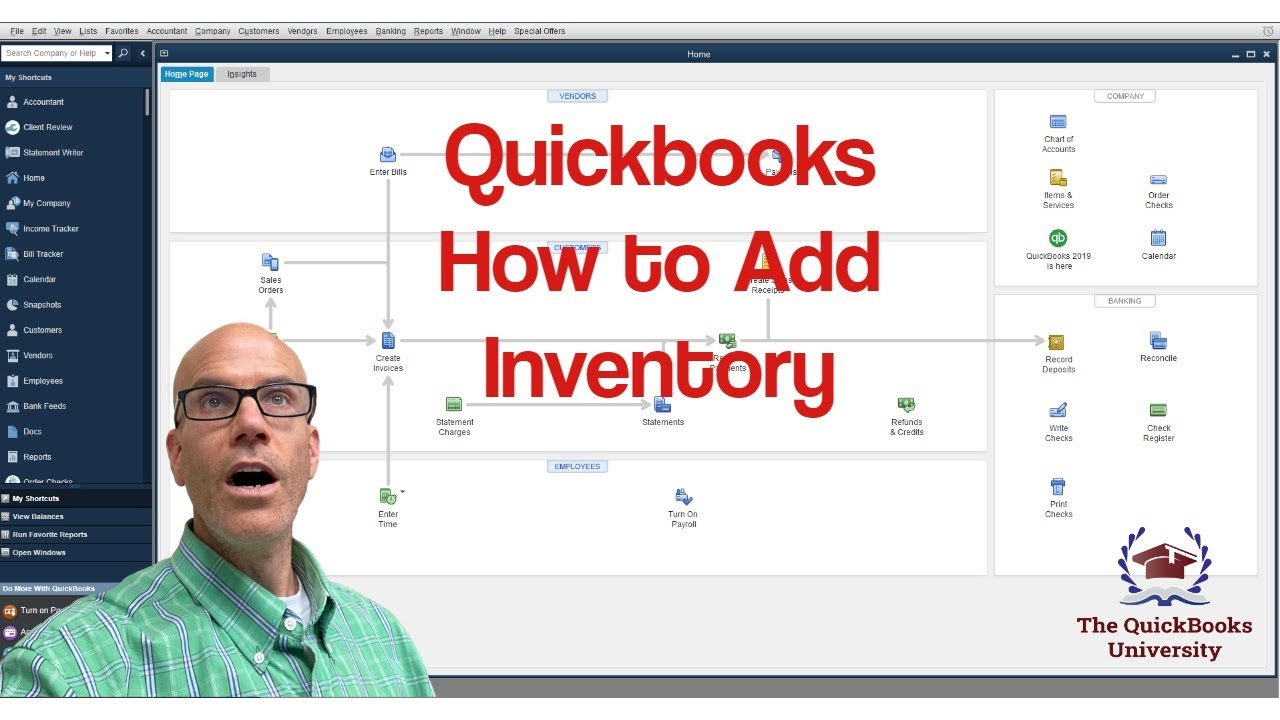 Quickbooks How to Add Inventory