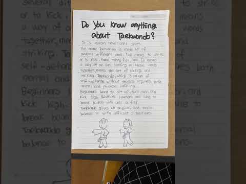 do you know anything about Taekwondo?