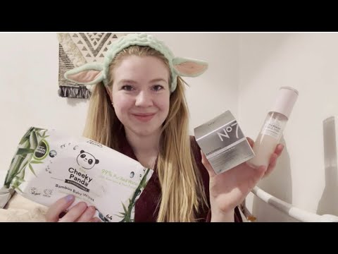 Nighttime Skincare Routine / No7 Early Defence Collection Product Review #hypoallergenic #selfcare