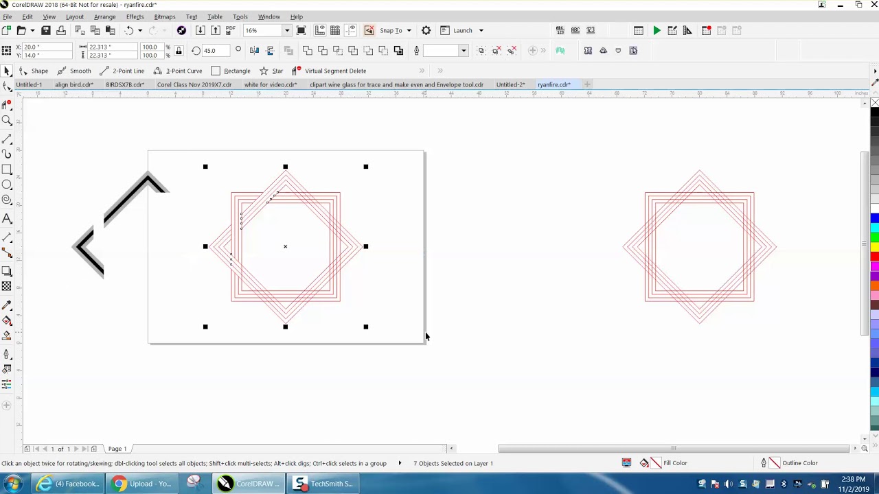 Corel Draw Tips & Tricks Save time with drawing interlocking items