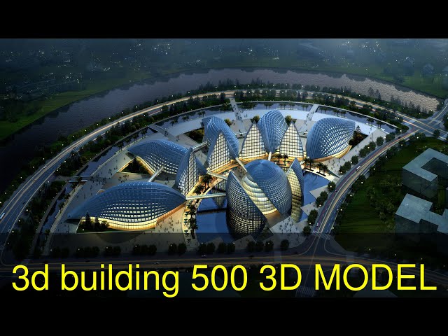 Building 500 3D model on Flatpyramid