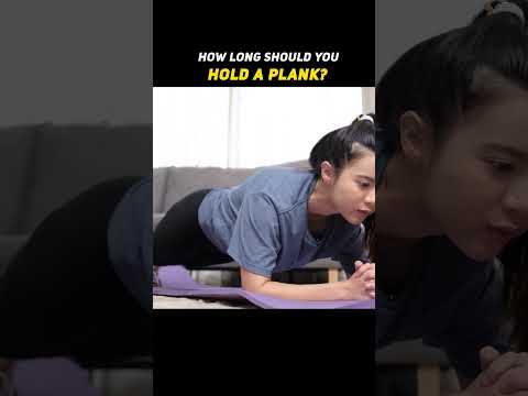How long should you hold a plank 🤔 #planks #shorts #ytshorts