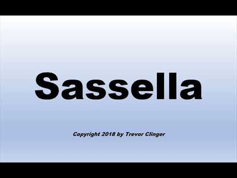How To Pronounce Sassella (Wine)
