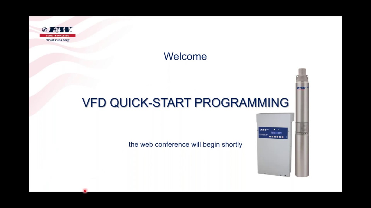 VFD Quick Start Programming