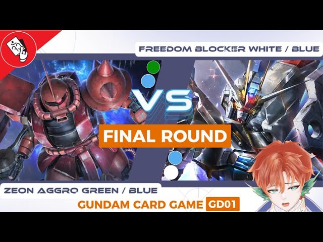 【GCG】Gundam Card Game GD01 : Zeon Aggro [Green/Blue]Vs Freedom Blocker ...