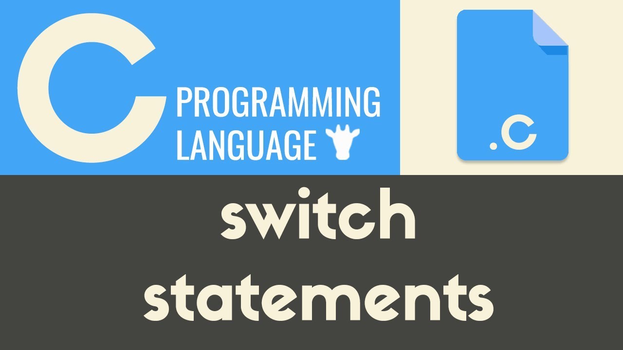 Switch Statements | C | Tutorial 20