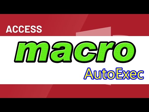 Open ms access form using macro code