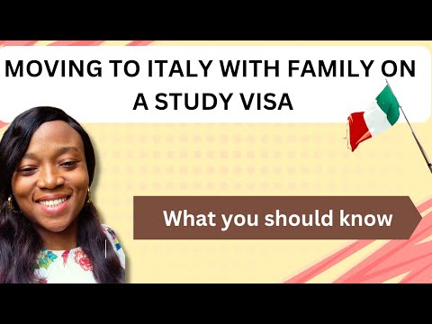 MOVING TO ITALY???????? WITH FAMILY ON STUDY VISA|STUDY IN ITALY|ITALIAN????????STUDY VISA